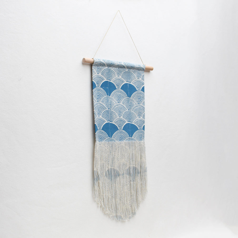 Medium Scallop Wall Hanging in Blue – Julia Canright